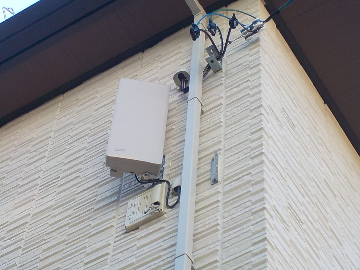 新築；地デジデザインアンテナを壁と同系色で | 名古屋市守山区の地デジアンテナ工事・メンテナンスなら【株式会社M・M・C】