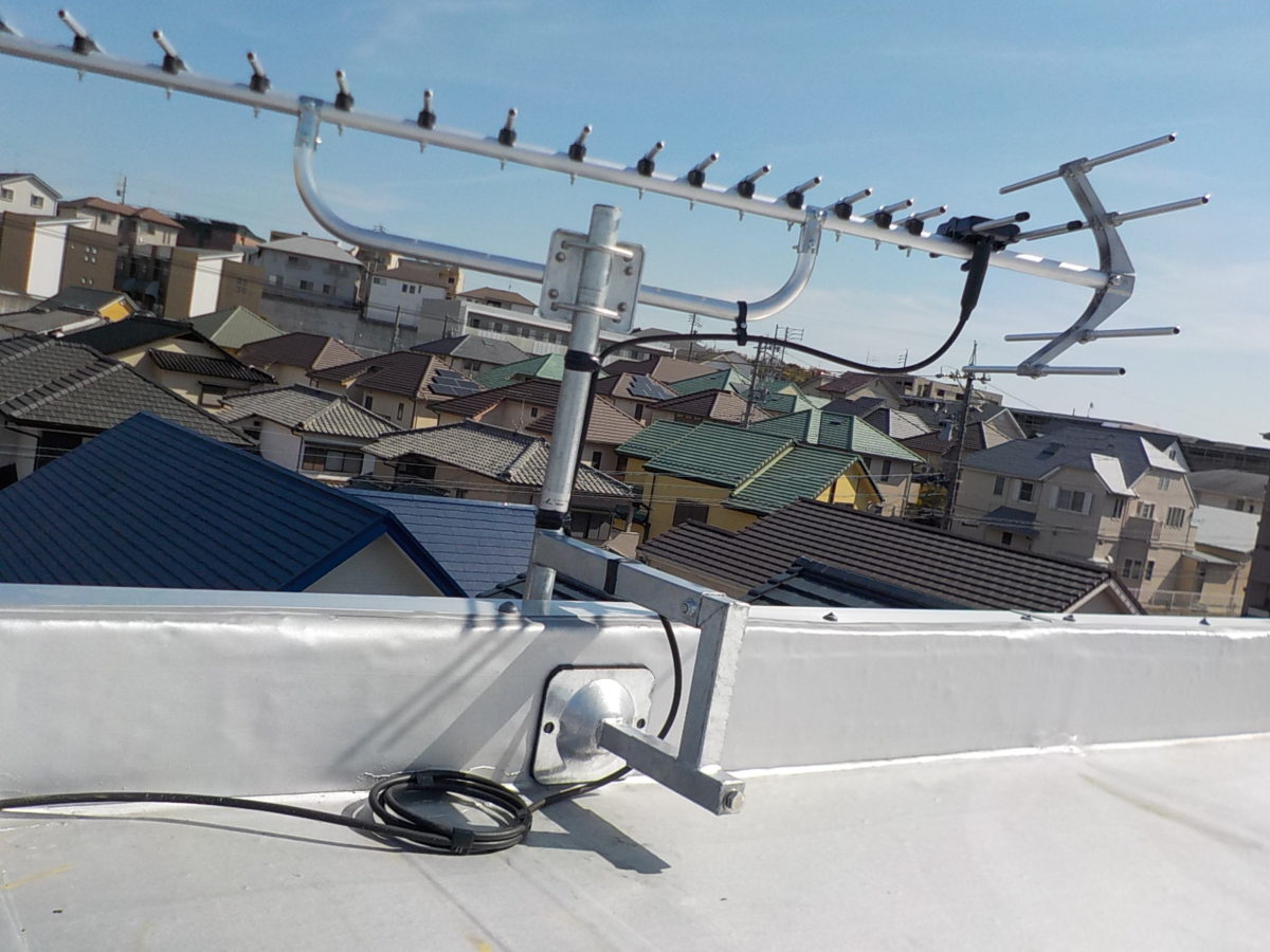 ビル用共聴アンテナ設置 | 名古屋市守山区の地デジアンテナ工事・メンテナンスなら【株式会社M・M・C】